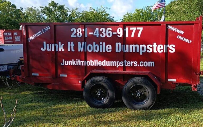 Residential Dumpster Rental Houston | Junk it Mobile Dumpsters